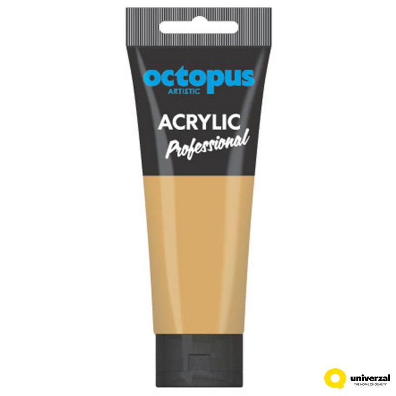 BOJA AKRILNA 75ML OCTOPUS PROFESSIONAL GOLD 800 UNL-2333