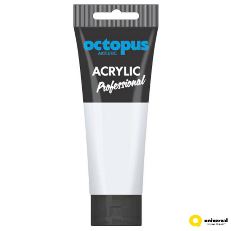 BOJA AKRILNA 75ML OCTOPUS PROFESSIONAL TITANIUM WHITE 104 UNL-2314