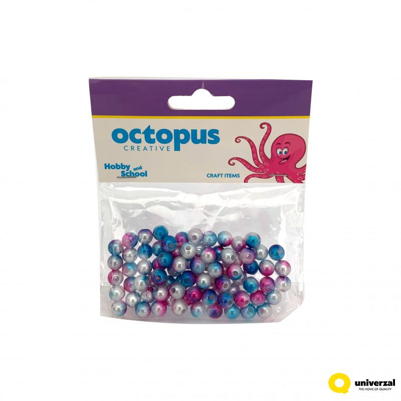 DEKORATIVNE PERLE PURPLE 8mm 80kom UNL-2401 OCTOPUS