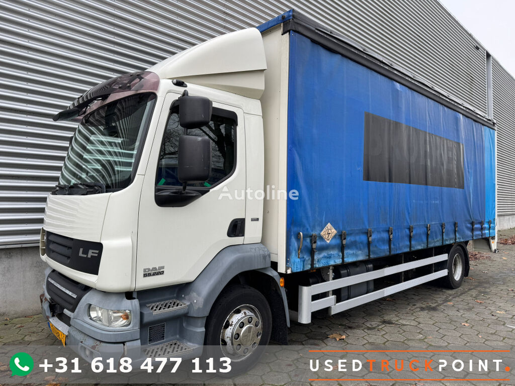 DAF LF55.220 / Machine Transport / Tail Lift / NL Truck kamion sa klizna zavesa cerada