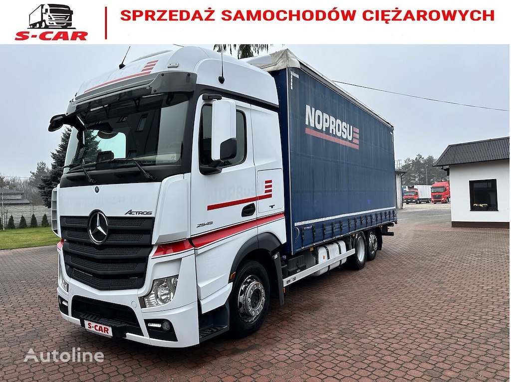 Mercedes-Benz Actros 2545 Firanka 7,35m Bez Retardera kamion sa klizna zavesa cerada