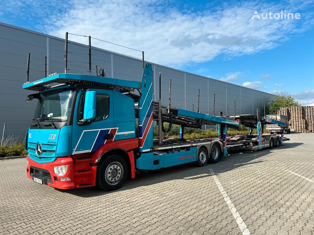 Mercedes-Benz Actros autotransporter + prikolica autotransportera