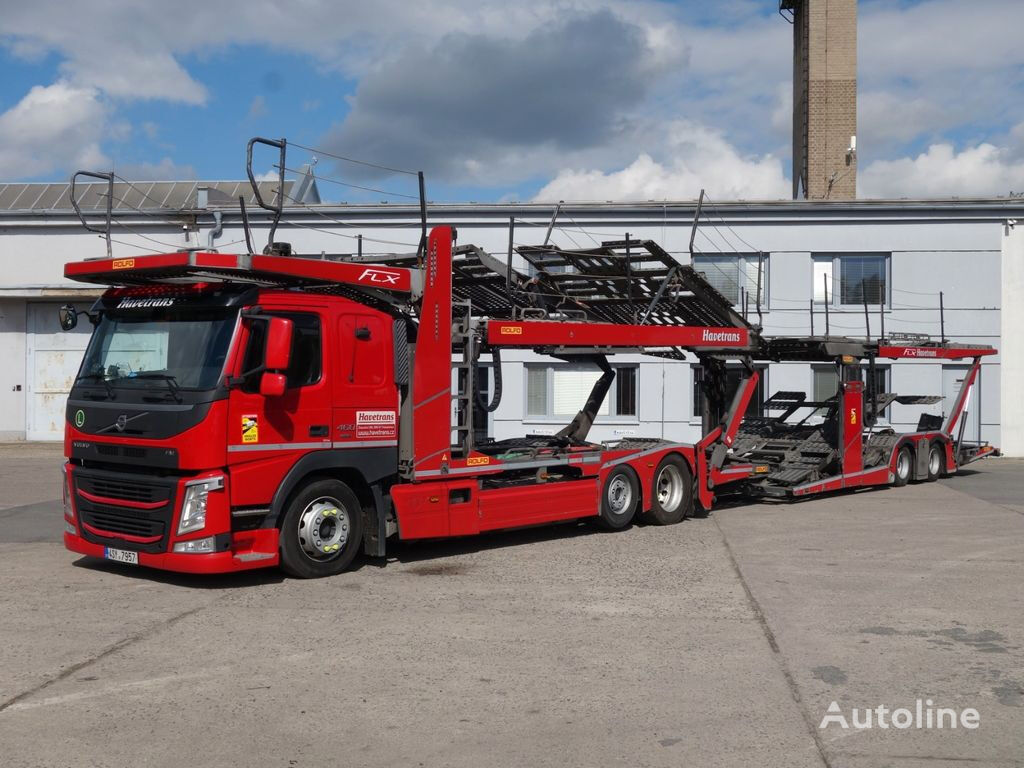 Volvo FM 460 autotransporter + prikolica autotransportera