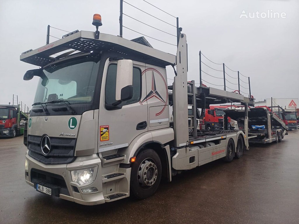 Mercedes-Benz + Kassbohrer 2016 autotransporter + prikolica autotransportera