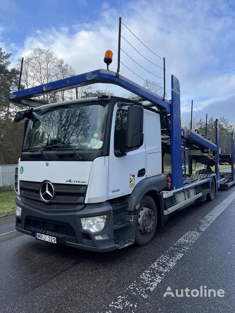 Mercedes-Benz Actros 1846 + RIMO PL7 2018 autotransporter + prikolica autotransportera