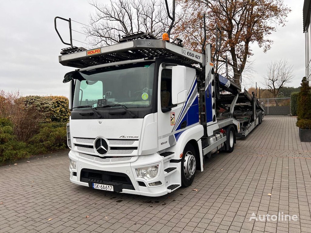 Mercedes-Benz Actros 1843 autotransporter + prikolica autotransportera