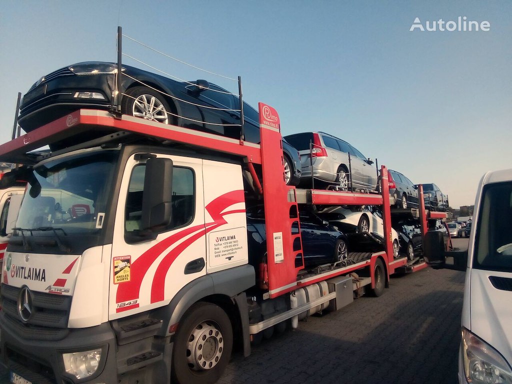 Mercedes-Benz Actros 1843+ RIMO PL7 autotransporter + prikolica autotransportera