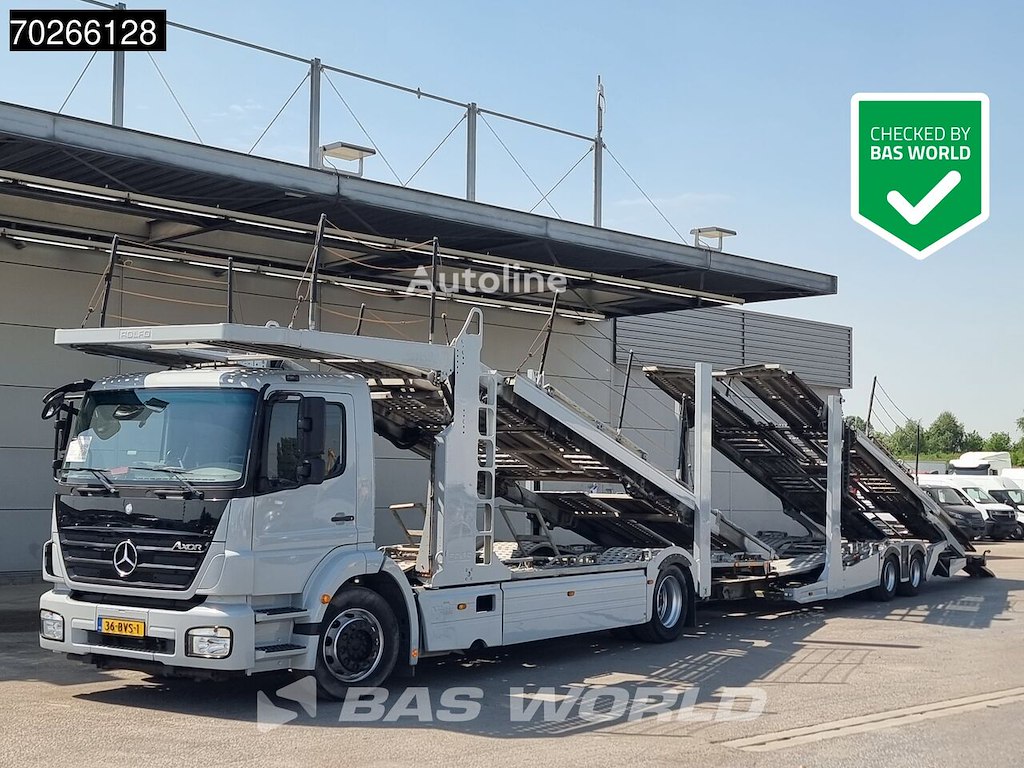 Mercedes-Benz Axor 1833 4X2 Retarder 3-Pedals Rolfo Aufbau Euro 5 autotransporter