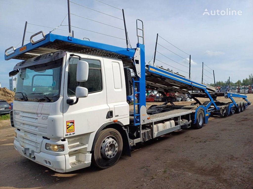 DAF + ROLFO 2002 autotransporter + prikolica autotransportera