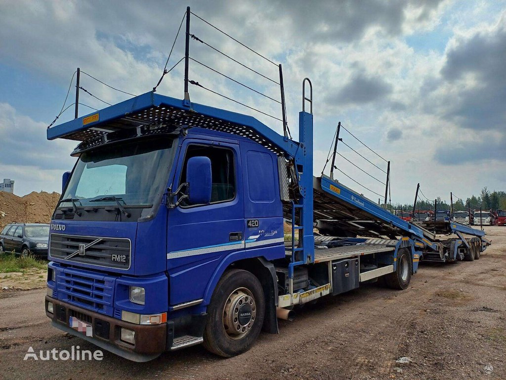 Volvo + ROLFO 2002 autotransporter + prikolica autotransportera