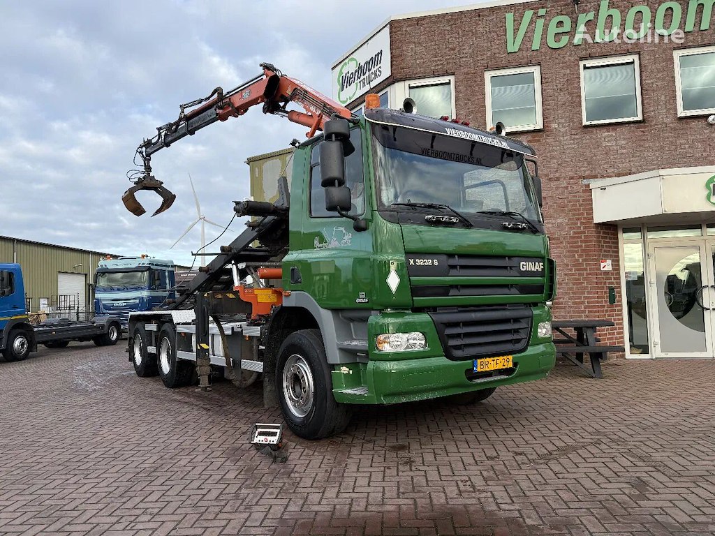 GINAF X 3232 S X 3232S 6X4 NCH MET 16T/M ATLAS KRAAN IN SUPER STAAT !! kamion sa kukom za podizanje tereta