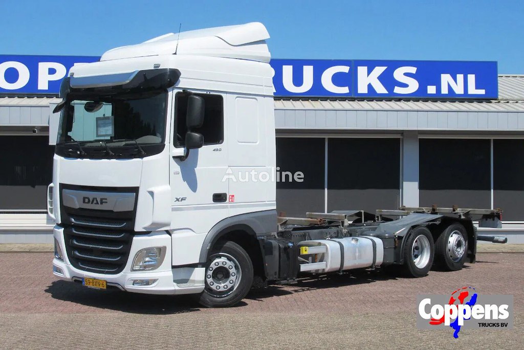 DAF XF 450 FAR BDF Systeem vozilo za prevoz kontejnera