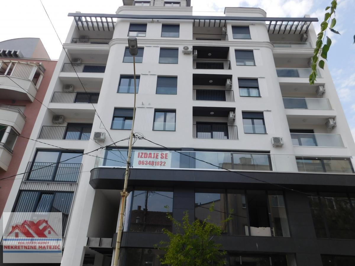 IZDAVANJE STAN CENTAR LUX NOVOGRADNJA 44M2, 2. SPRAT, PARKING-ZA POSLOVNI PROSTOR--350 EUR