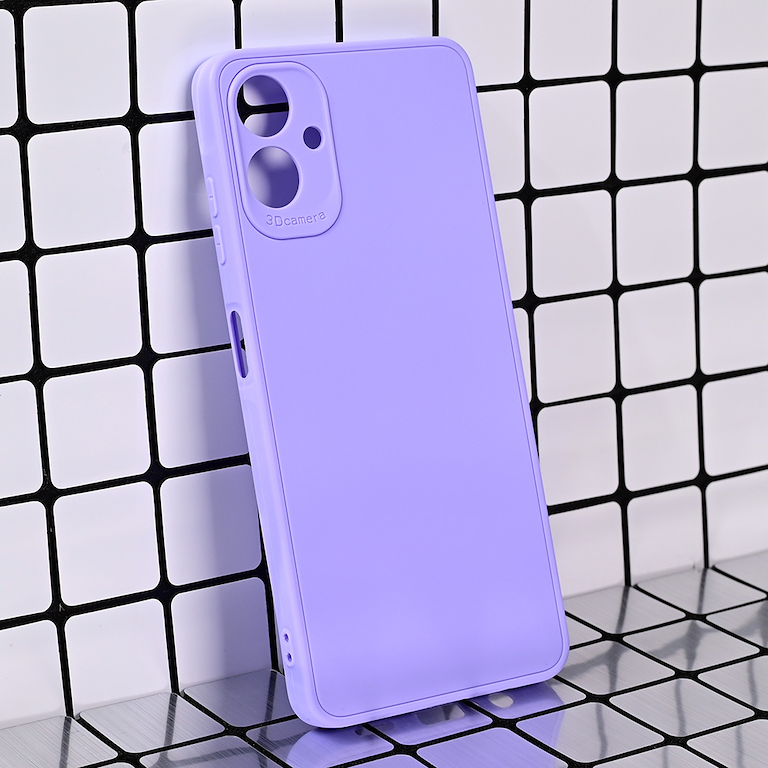 Zastitna maska (futrola) 3D Camera - Samsung A065F Galaxy A06 ljubicasta