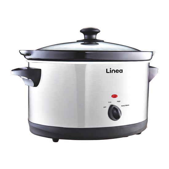 Aparat za sporo kuvanje / Krčko Linea LSC-0660, 265 W, 6.5 l, Inox / Crna