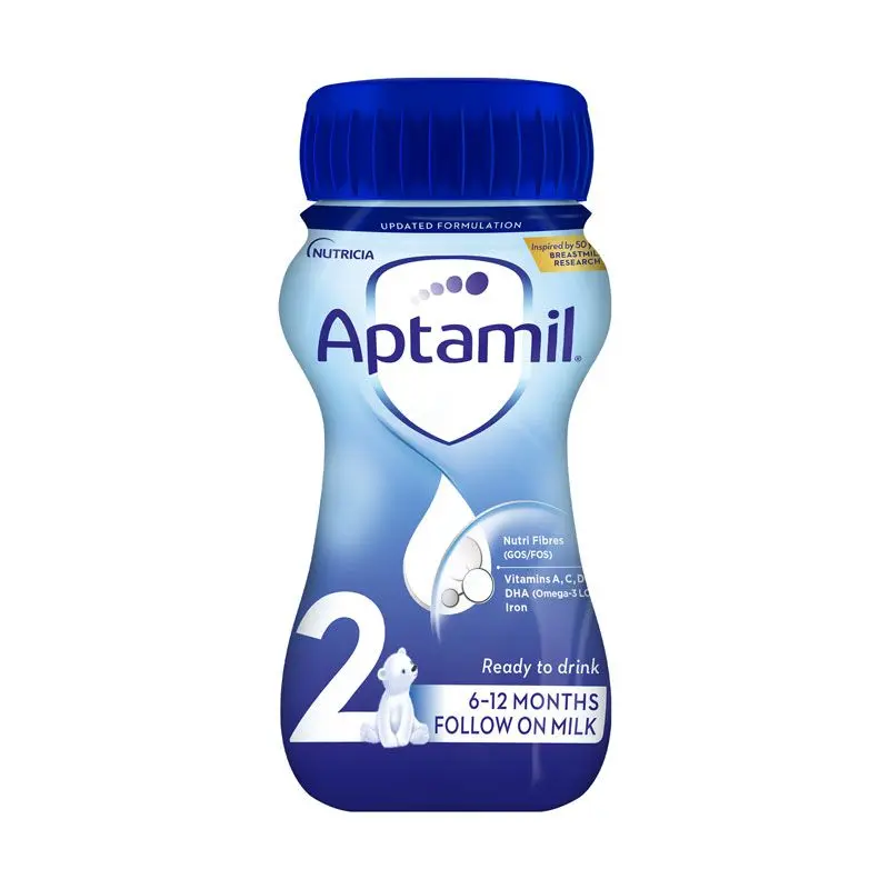 NUTRICIA Dohrana za bebe Aptamil Liquid 2 200ml