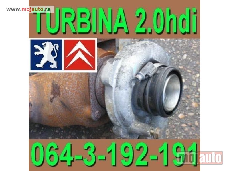 2,0 HDI TURBINA Pežo Citroen Peugeot