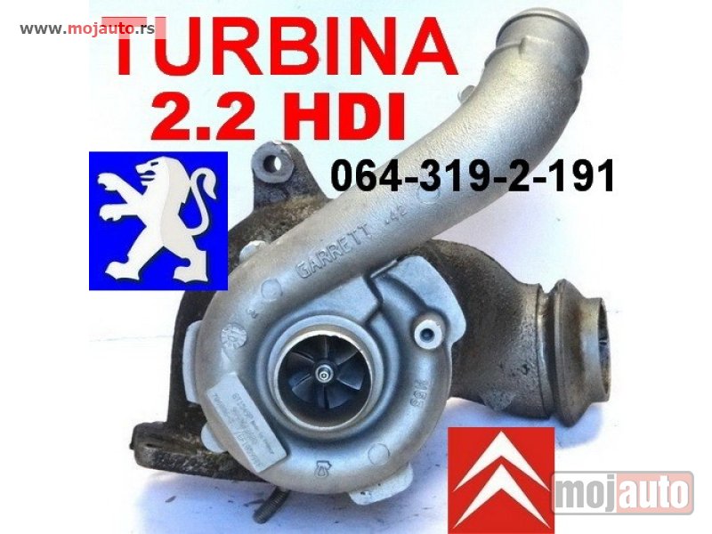 TURBINA 2,2 HDI Pežo Citroen Peugeot Citroen