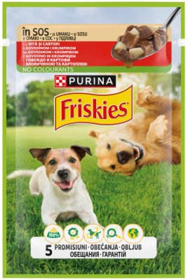 HRANA ZA PSE PRELIV MESO GOVEDINA FRISKIES 85G
HRANA ZA PSE PRELIV MESO GOVEDINA FRISKIES 85G