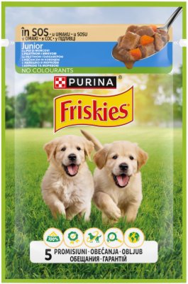 HRANA ZA PSE PRELIV JUNIOR PILETINA FRISKIES 85G
HRANA ZA PSE PRELIV JUNIOR PILETINA FRISKIES 85G