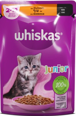 HRANA ZA MAČKE IZBOR ŽIVINE JUNIOR WHISKAS 85G
HRANA ZA MAČKE IZBOR ŽIVINE JUNIOR WHISKAS 85G