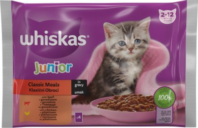 HRANA ZA MAČKE IZBOR MESA JUNIOR WHISKAS 4X85G
HRANA ZA MAČKE IZBOR MESA JUNIOR WHISKAS 4X85G