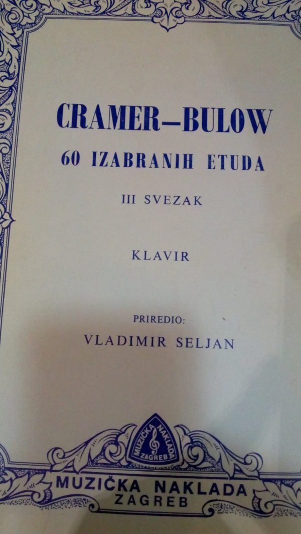 Cramer-Bulow, 60 izabranih etida III svezak