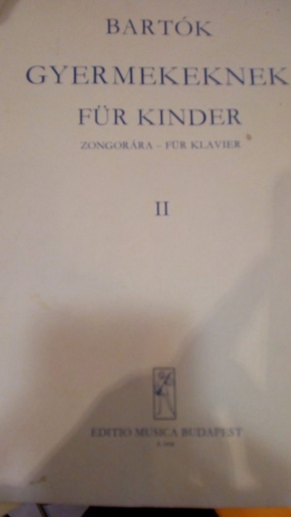 Gyermekeknek fur kinder – Bartok