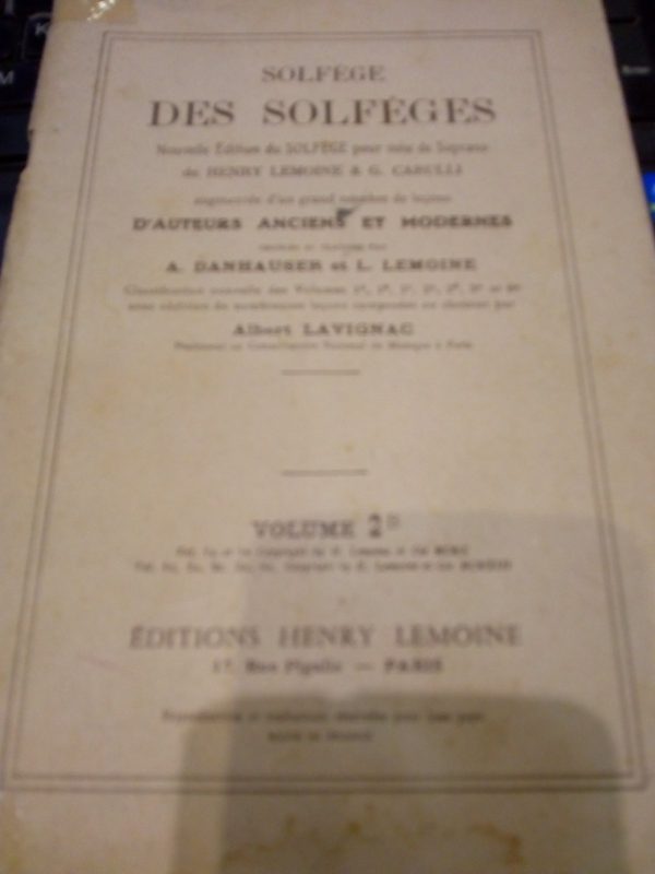 Solfege des solfeges