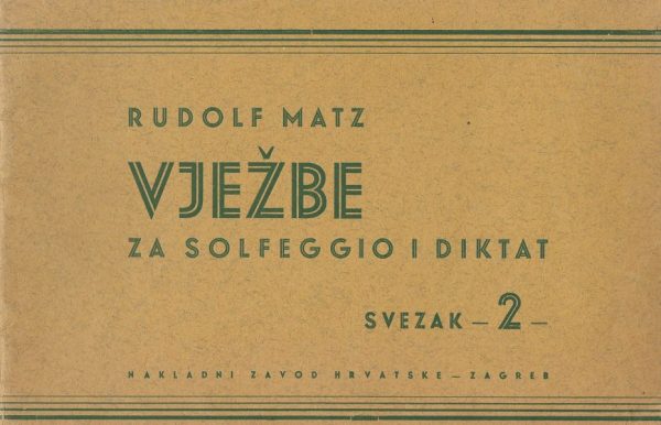 Vježbe za solfeggio i diktat, svezak 2