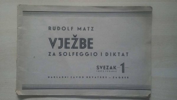 Vježbe za solfeggio i diktat, svezak 1