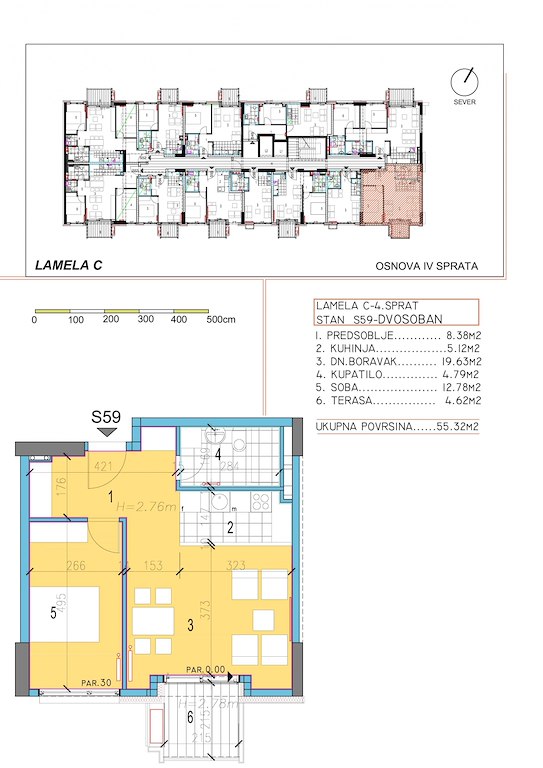 Kvart64 - Lamela C - S59