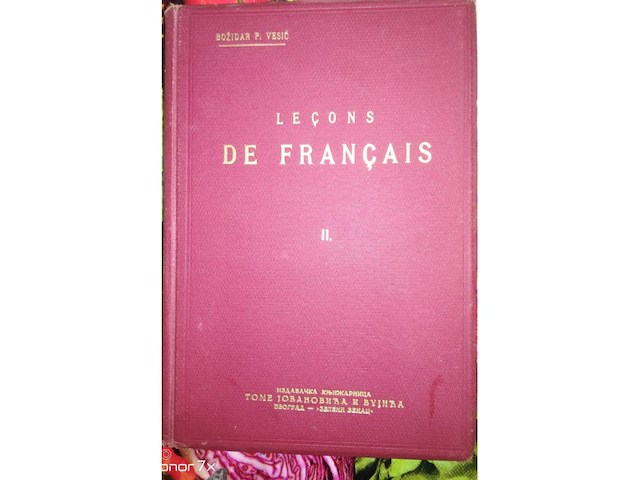 Lecons de francais II Vesić