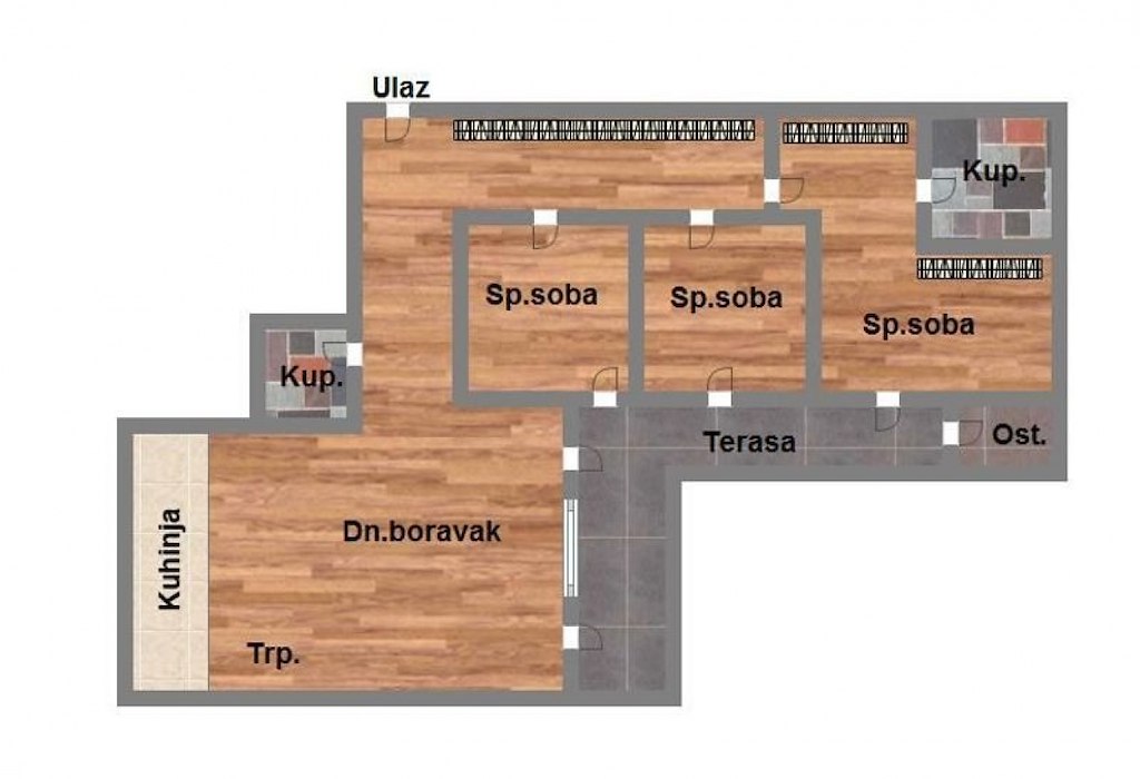 S pdv-om-četvorosoban-Podbara