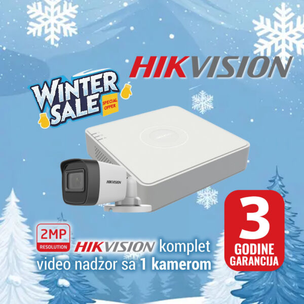 WINTER 2MP Hikvision sa 1 kamerom