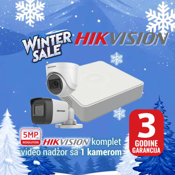 WINTER 5MP Hikvision sa 1 kamerom