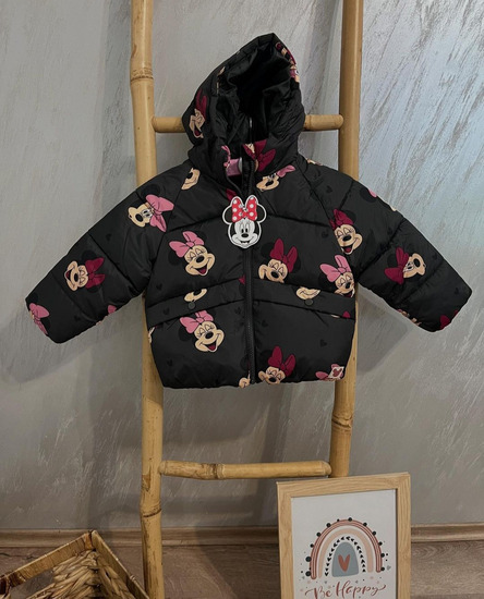 Minnie mouse crna jakna za devojcice