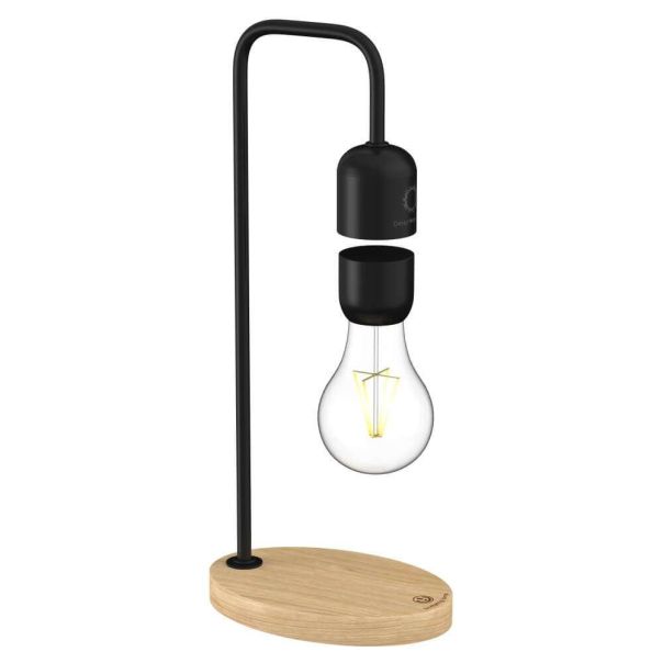 ALLOCACOC DESIGNNEST Lebdeca led stona lampa, crna