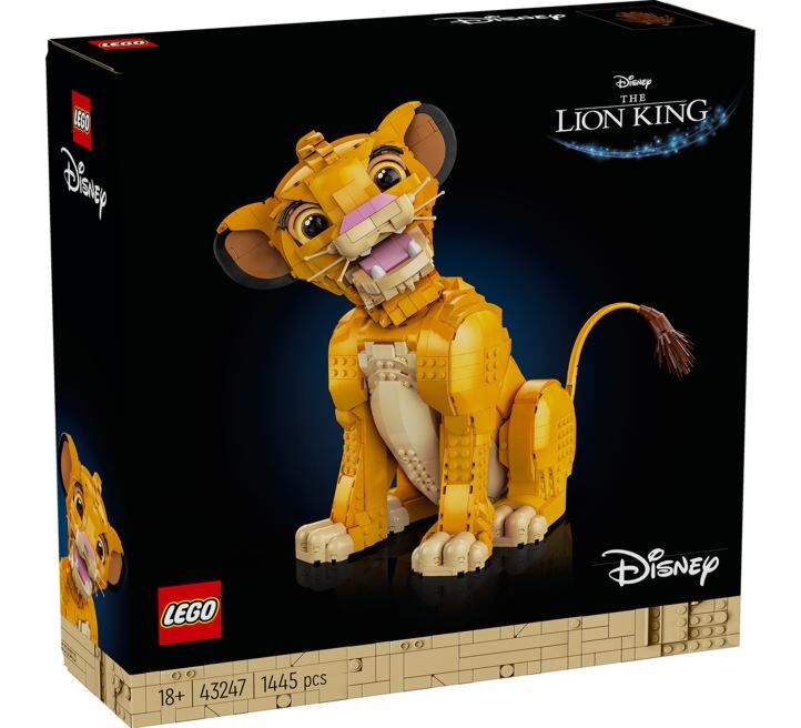 LEGO Igračka 43247 Mladi Simba – Kralj lavova