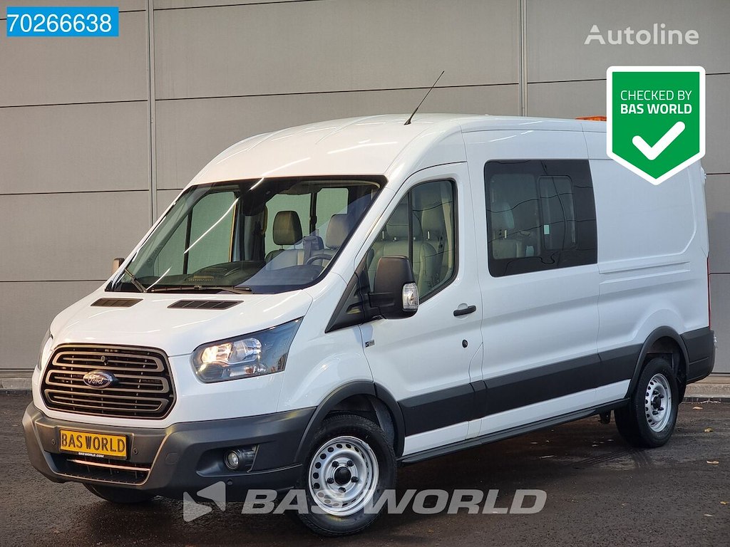 Ford Transit 130pk L3H2 Euro6 Dubbel Cabine Trekhaak Navi Camera Airc laki furgon