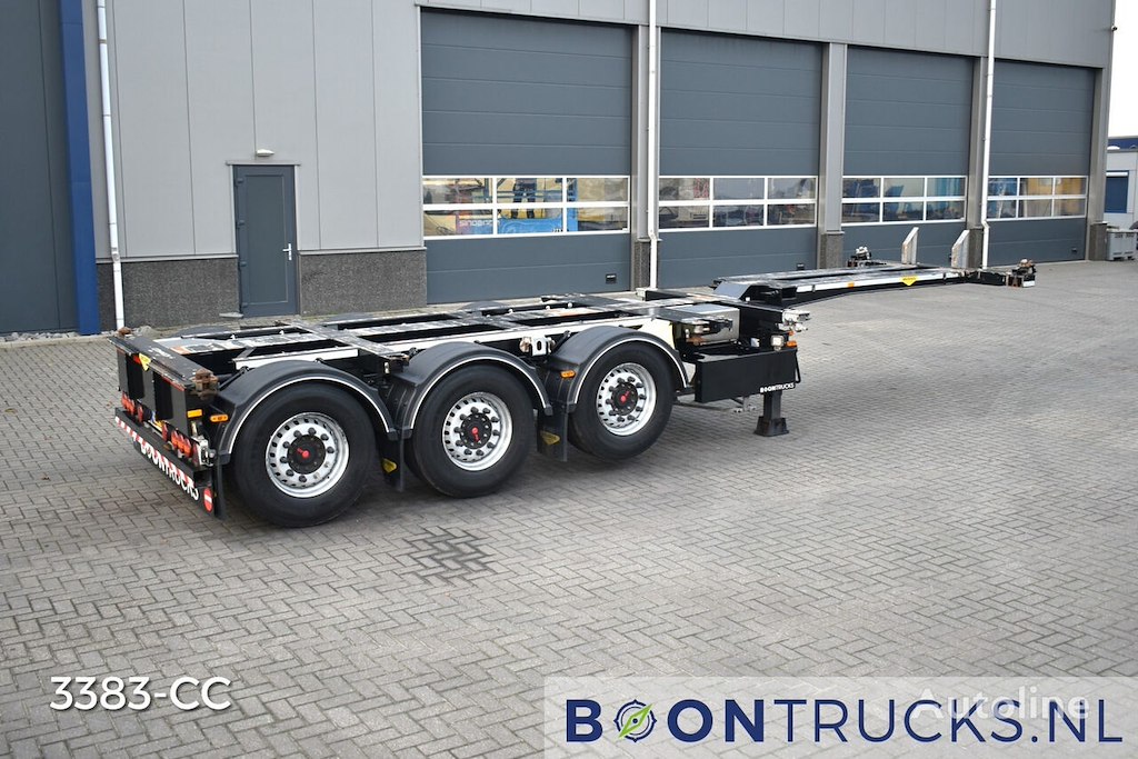 Broshuis MFCC | 2x20-30-40-45ft HC * STEERING AXLE * SAF/DISC * APK 11-20 poluprikolica za prevoz kontejnera