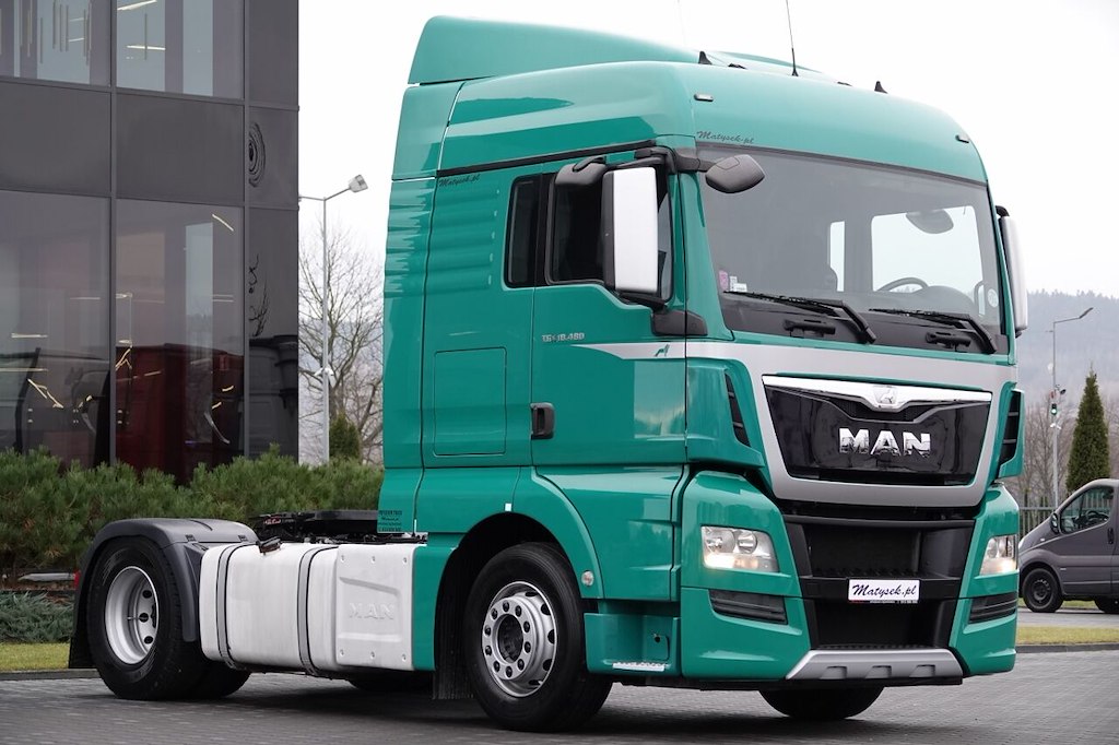 MAN TGX 18.480 / RETARDER / OPONY 100 % / EURO 6 tegljač