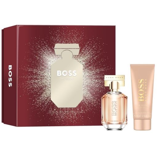 HB Set Boss The Scent 2016 W 50ml edp + 75ml BL