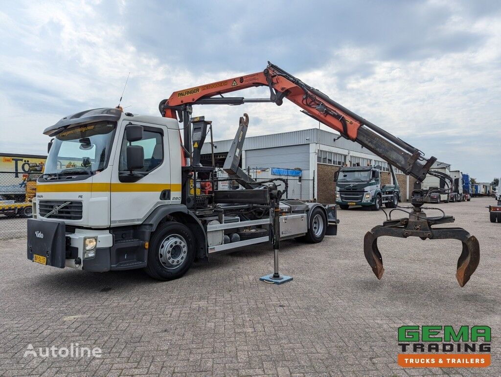 Volvo FE 280 4x2 Daycab Euro5 Haakarm 15T + Palfinger PK12002-EH - Rad kamion rol kiper