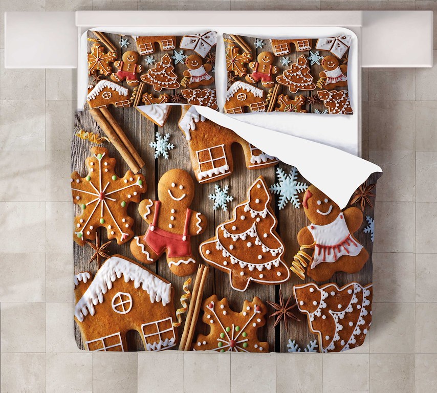 3D-POSTELJINA-Christmas Cookies