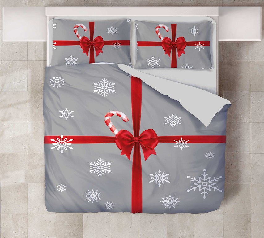 3D-POSTELJINA-Christmas Gift & Lollipop Bedding