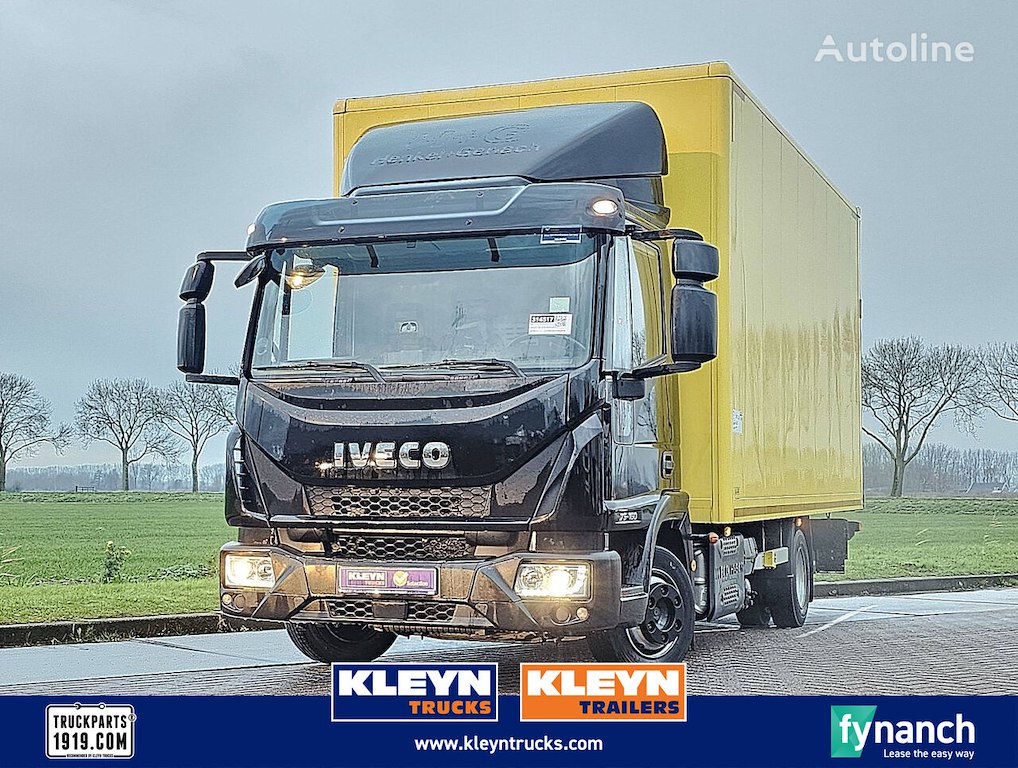 IVECO 75E16 EUROCARGO BOX 505 CM LIFT kamion furgon