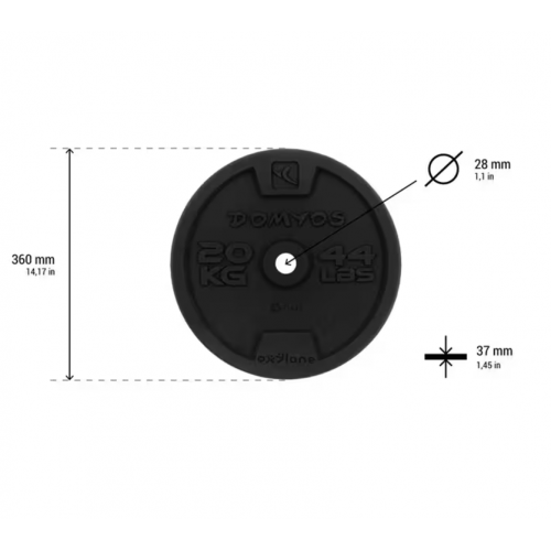 Teg od livenog gvožđa za dizanje 28 mm 20kg