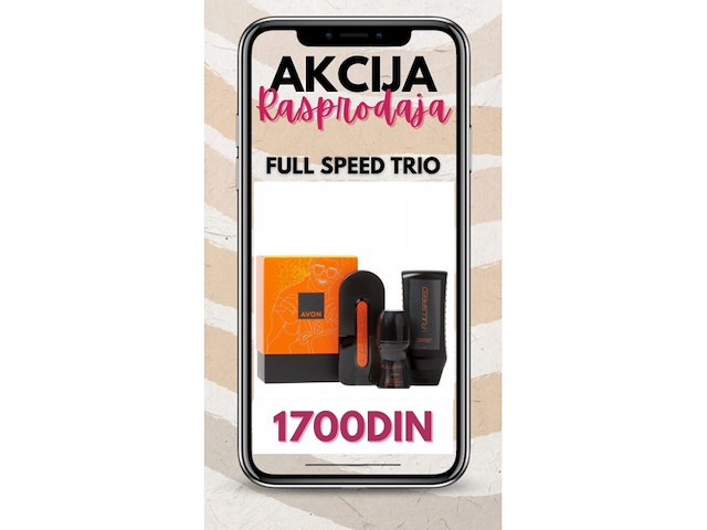 Avon Full Speed trio set