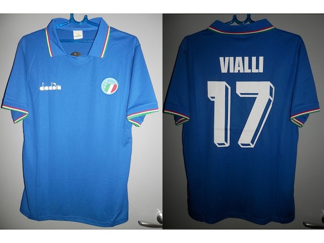 Italija dres (World Cup 1986) Gianluca Vialli 17 Italy